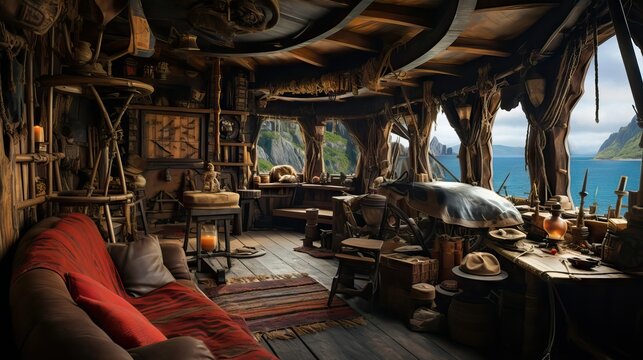 Pirate Ship Interior Layout