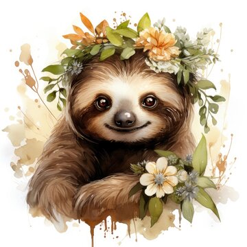 Sloth Clip Art