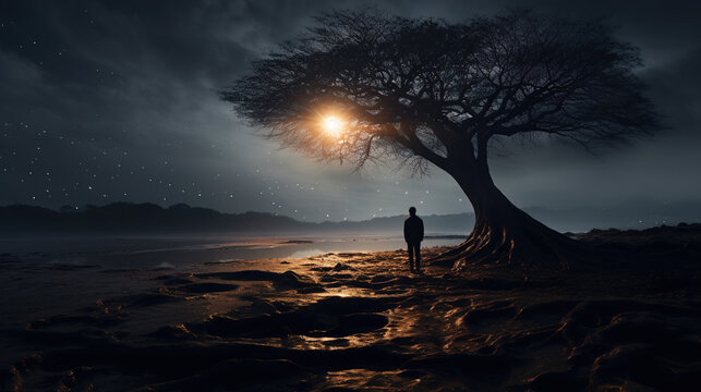 Man Under Tree Images – Browse 31,126 Stock Photos, Vectors, and Video ...