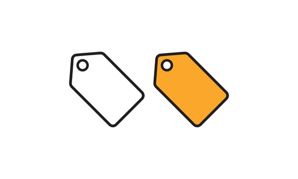 Price Tag Icon Yellow