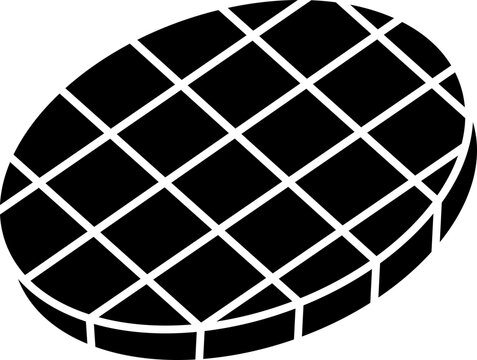 Semiconductor Wafer Icon