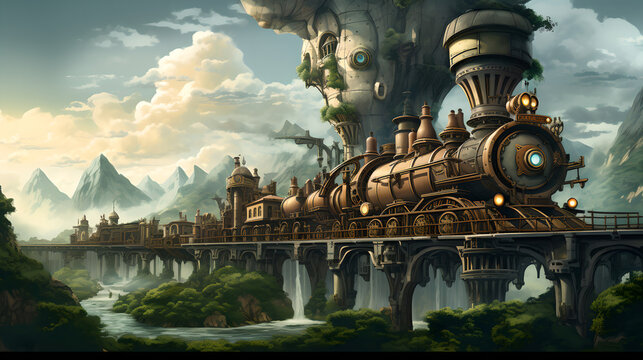 Steampunk Train Images – Browse 4,482 Stock Photos, Vectors, and Video ...