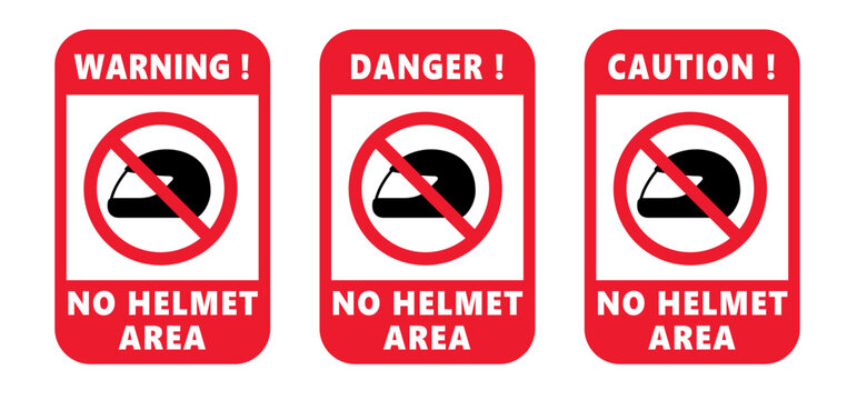 No Helmet Sign Images – Browse 4,230 Stock Photos, Vectors, and Video ...