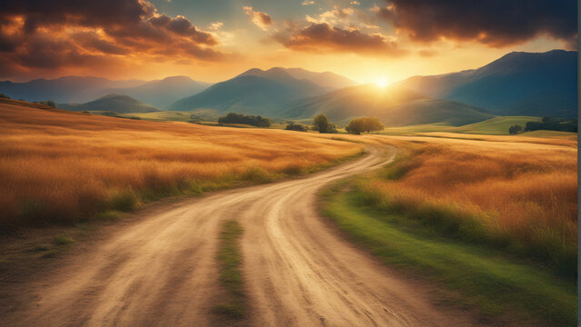 Country Dirt Road Sunset Images – Browse 15,773 Stock Photos, Vectors ...