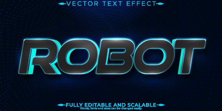 Text Effect Robot Images – Browse 1,666 Stock Photos, Vectors, and Video | Adobe Stock