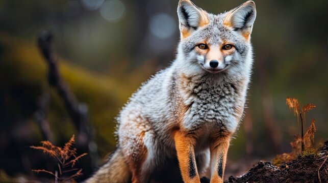 Gray Fox Animal Wallpaper
