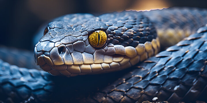 Blue Snake Hd Wallpaper