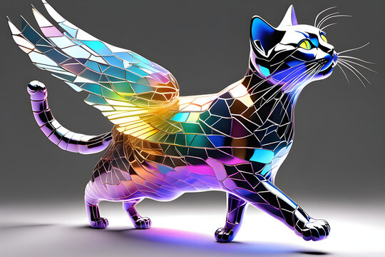 "Winged Cat" Images – Browse 291 Stock Photos, Vectors, and Video ...