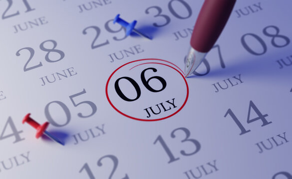 6 July Calendar Images – HD & 4K Photos Free to Download | PikWizard