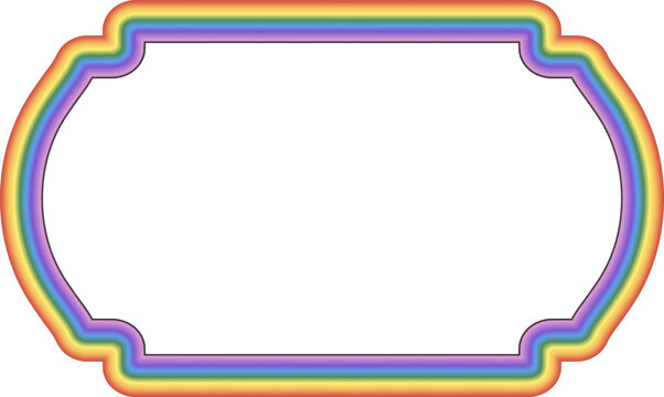 Rainbow Border Clipart