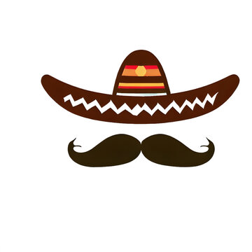 Mexican Moustache Clip Art