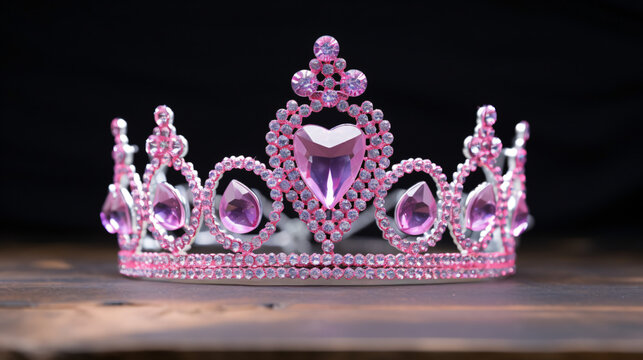 Porcelain Pink Princess Crowns