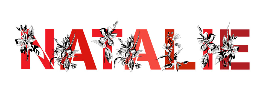 Natalie Name Art