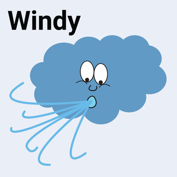 Funny Windy Cartoon