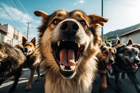 Pack Of Vicious Dogs