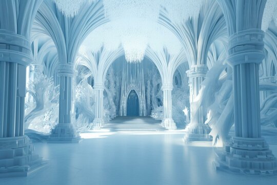 Ice Castle Frozen Inside