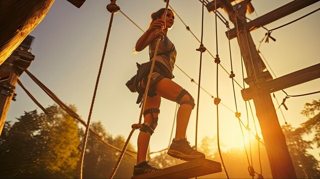 "High Ropes Course" Images – Browse 3,853 Stock Photos, Vectors, and ...