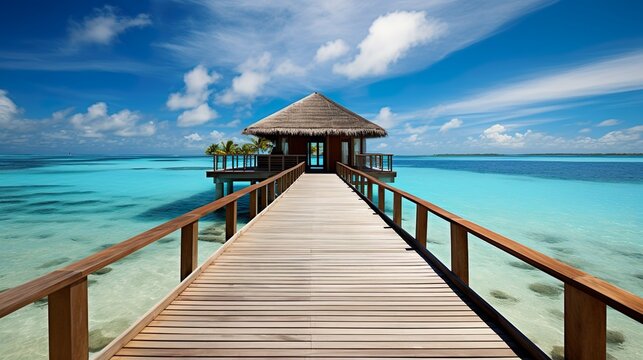 Dock At A Beach