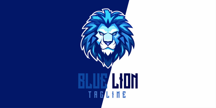 Blue Lion Crown Logo