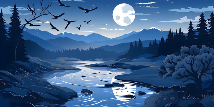 "Moonlight Sky" Images – Browse 86 Stock Photos, Vectors, and Video ...