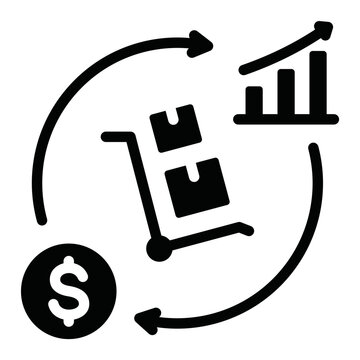 Inventory Turnover Icon