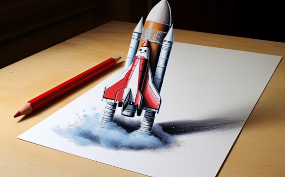 "Rocket Drawing" Images – Browse 142 Stock Photos, Vectors, and Video ...