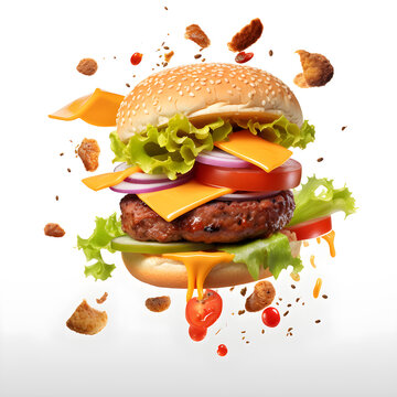 Exploded Hamburger Bilder – Durchsuchen 1,899 Archivfotos ...