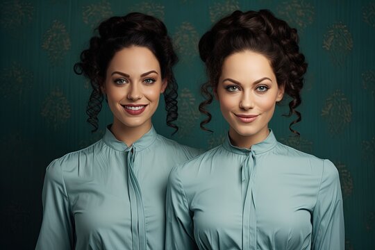 Twins Identical Adults Images Browse 1 617 Stock Photos Vectors And