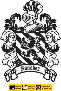 History Sanchez Family Crest