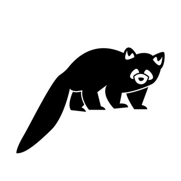 Red Panda Silhouette