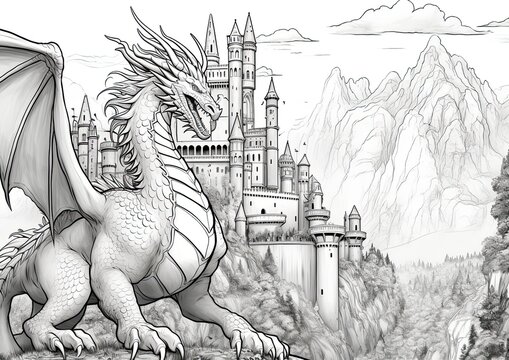 Coloring Book Engraving Images – Browse 16,117 Stock Photos, Vectors ...