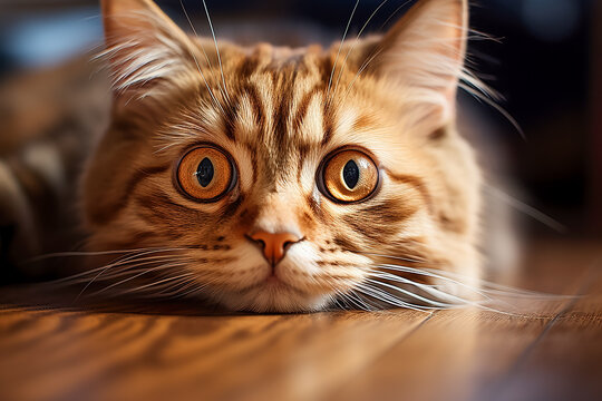 Wide Eyed Cat Nutella