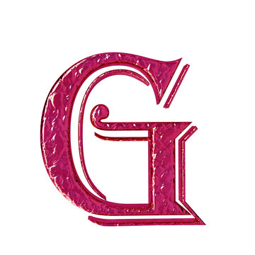 Pink Letter I Images