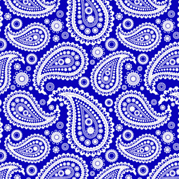 Royal Blue Bandana Wallpaper