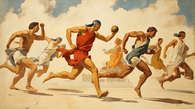 Ancient Greek Olympics Running