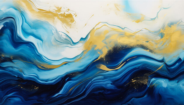 Blue Abstract Paintings