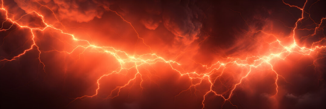 Red Lightning Wallpaper Hd