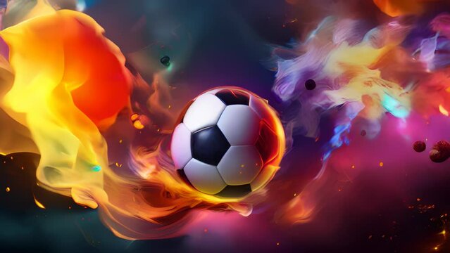 Cool Soccer Balls On Fire