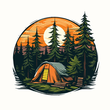 camping retro