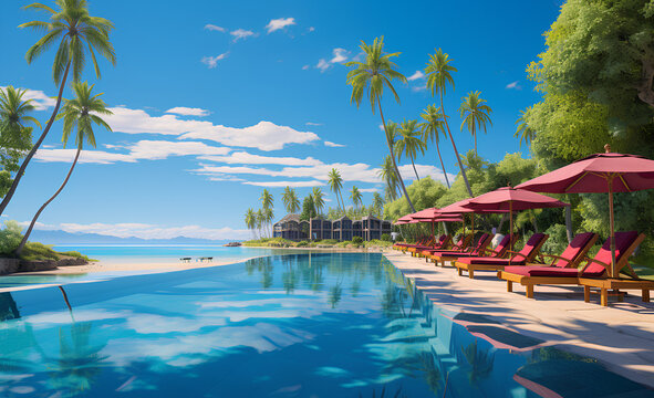 Resort Poolside Images – Browse 95,267 Stock Photos, Vectors, and Video ...