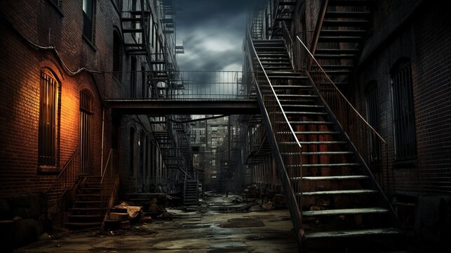 Fire Escape Alley Images – Browse 376 Stock Photos, Vectors, and Video ...