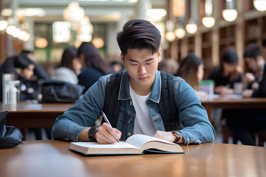 Student Studying