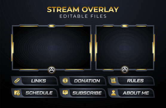 Stream Overlay Banner Images – Browse 9,419 Stock Photos, Vectors, and ...