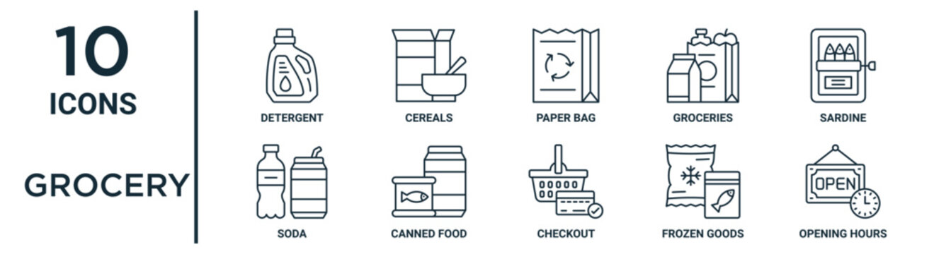 Grocery Goods Icons Images – Browse 11,004 Stock Photos, Vectors, and ...