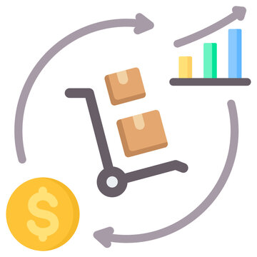 Inventory Turnover Icon