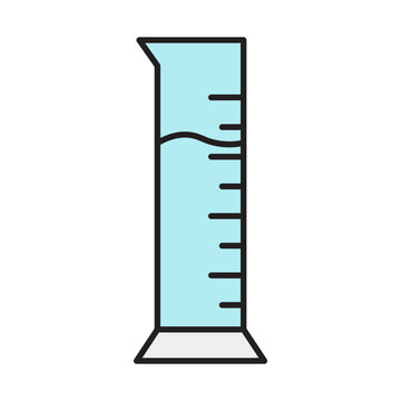 Cartoon Graduated Cylinder