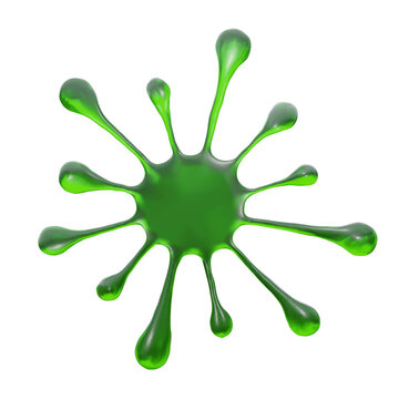 Green Splat Clip Art