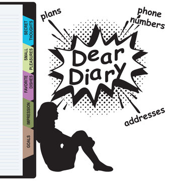 Dear Diary Clipart