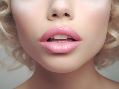 Natural Looking Light Pink Lips