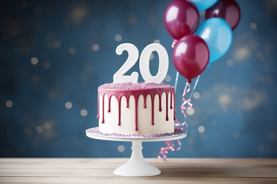 Happy 20th Birthday Cake Images
